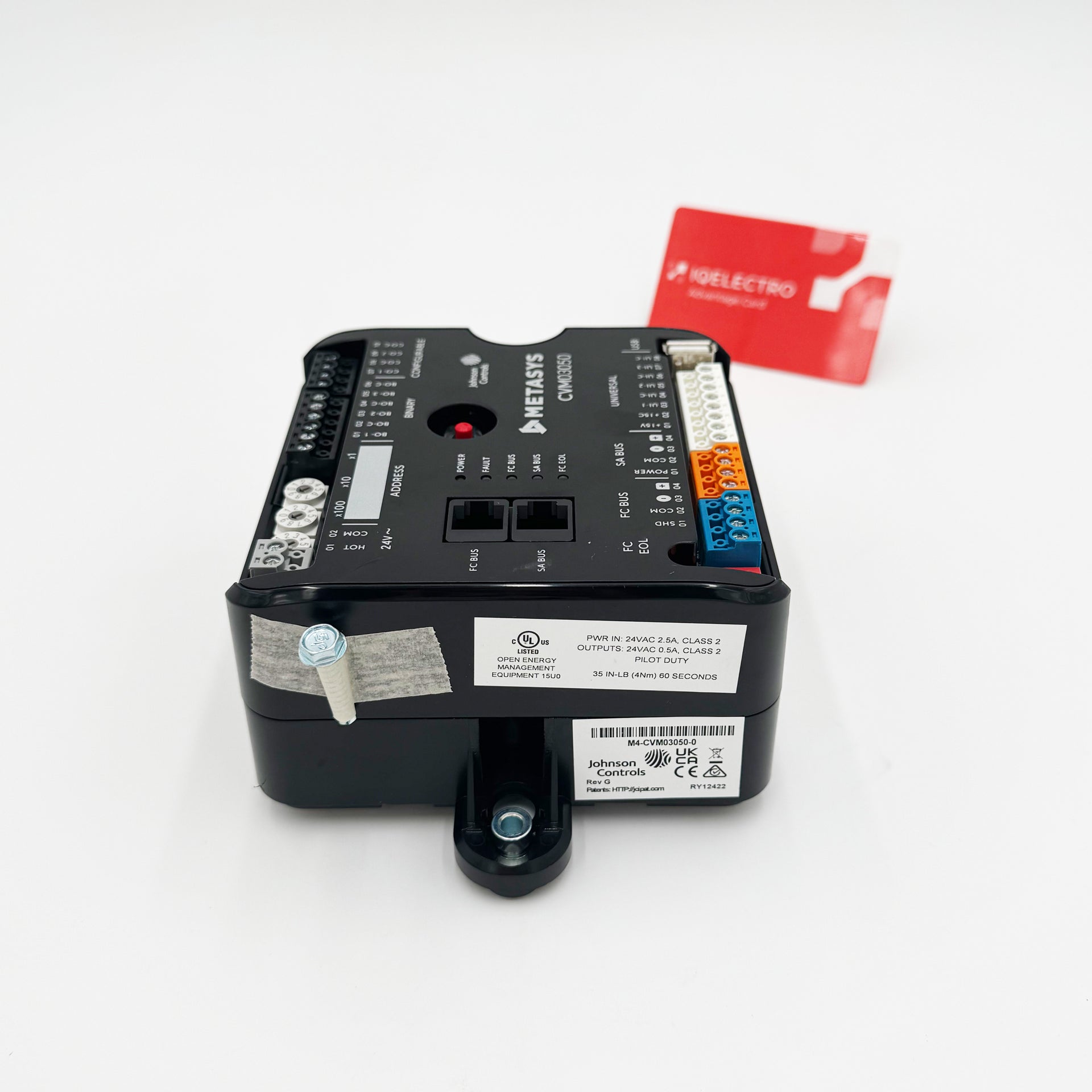 M4-CVM03050-0 | JOHNSON CONTROLS BACnet MSTP/N2 VAV Box Controller