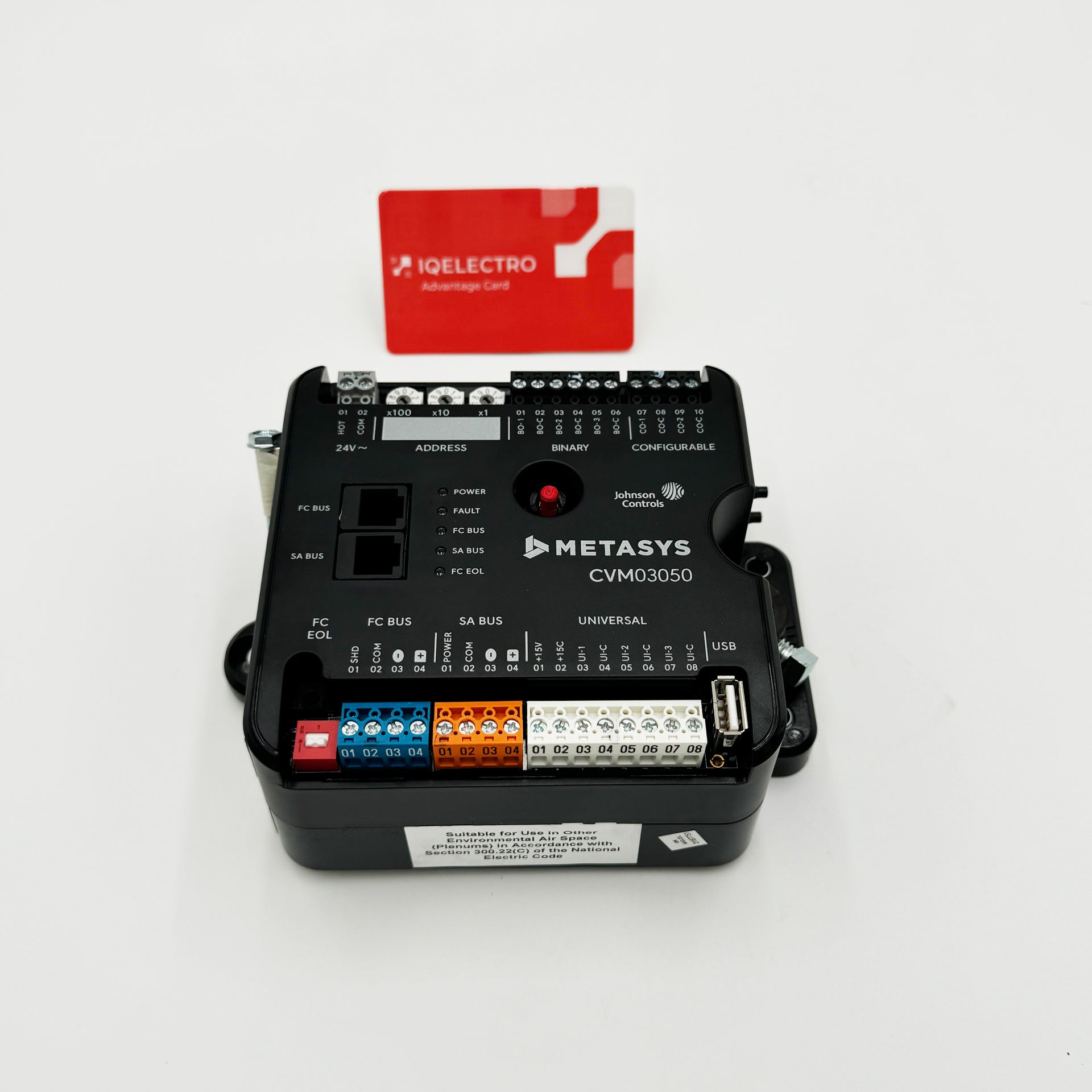 M4-CVM03050-0 | JOHNSON CONTROLS BACnet MSTP/N2 VAV Box Controller