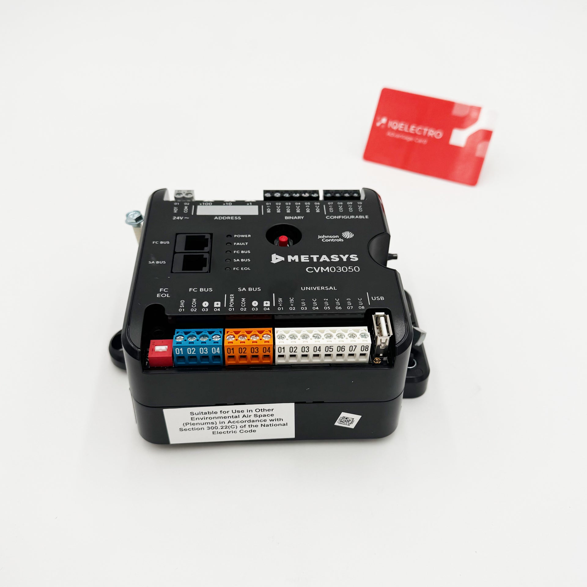 M4-CVM03050-0 | JOHNSON CONTROLS BACnet MSTP/N2 VAV Box Controller