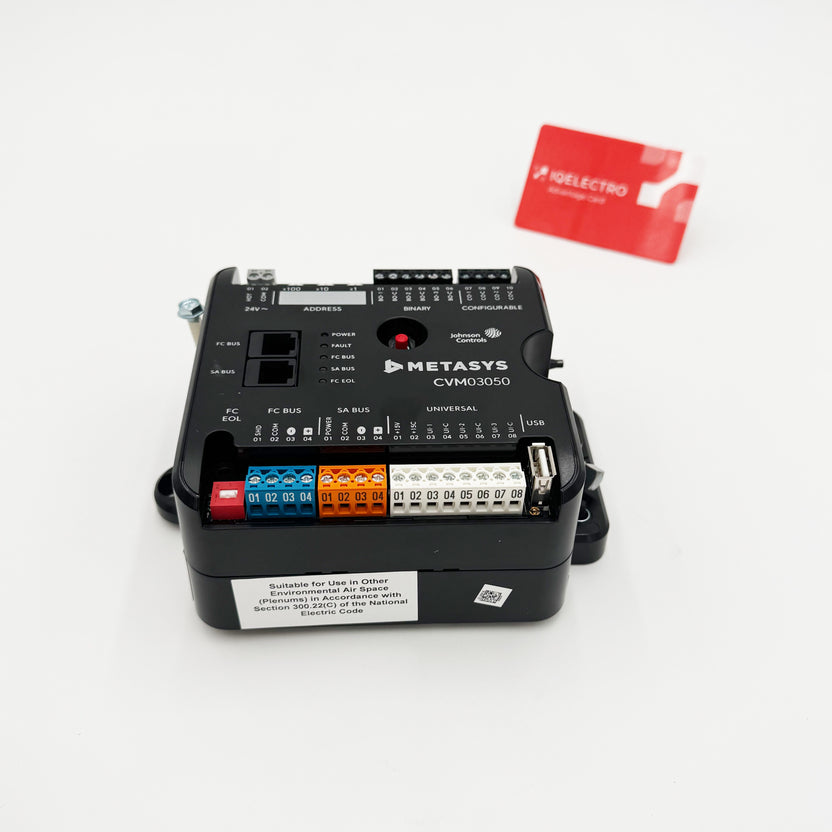 M4-CVM03050-0 | JOHNSON CONTROLS BACnet MSTP/N2 VAV Box Controller