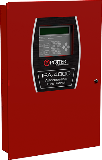 IPA-4000 | Potter 4,064-Point Expandable Analog/Addressable Fire Alarm
