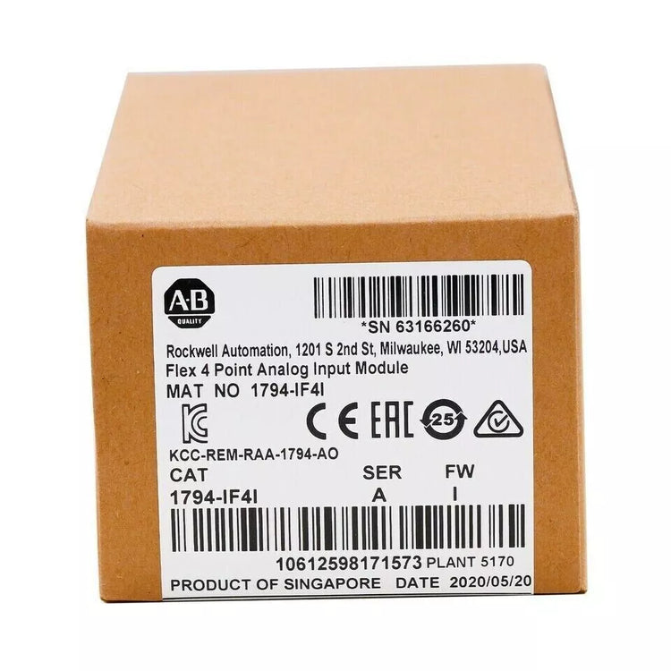 1794 If4i Allen Bradley Flex Io Analog Input Module 16 Bit 4 Inputs